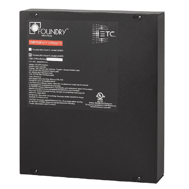 ETC ETC UFMP8 8 Zone Mini Relay Panel – Above AVL